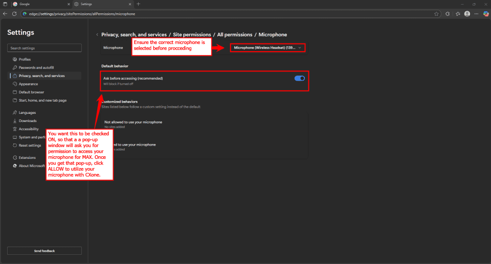 Setting Your Browser Permissions for Softphone Use - Business Telecom ...
